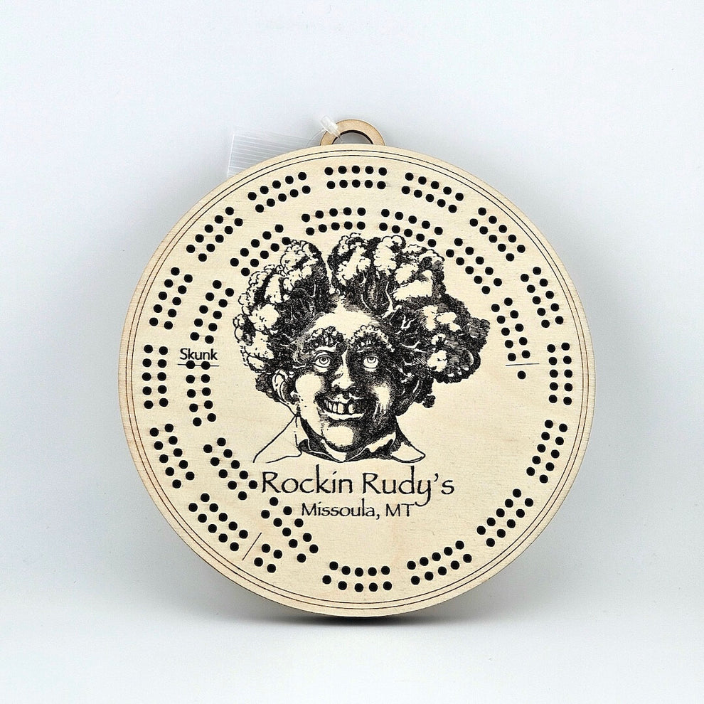 Rockin Rudys Broccoli Head Cribbage Board | Rockin Rudy's